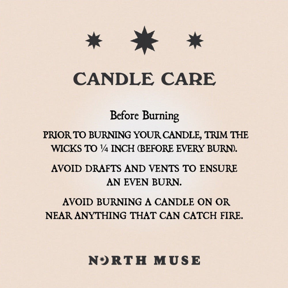Candle Care Tips – North Muse
